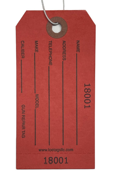 Shop Gun Shop Tags - Toe Tags LLC